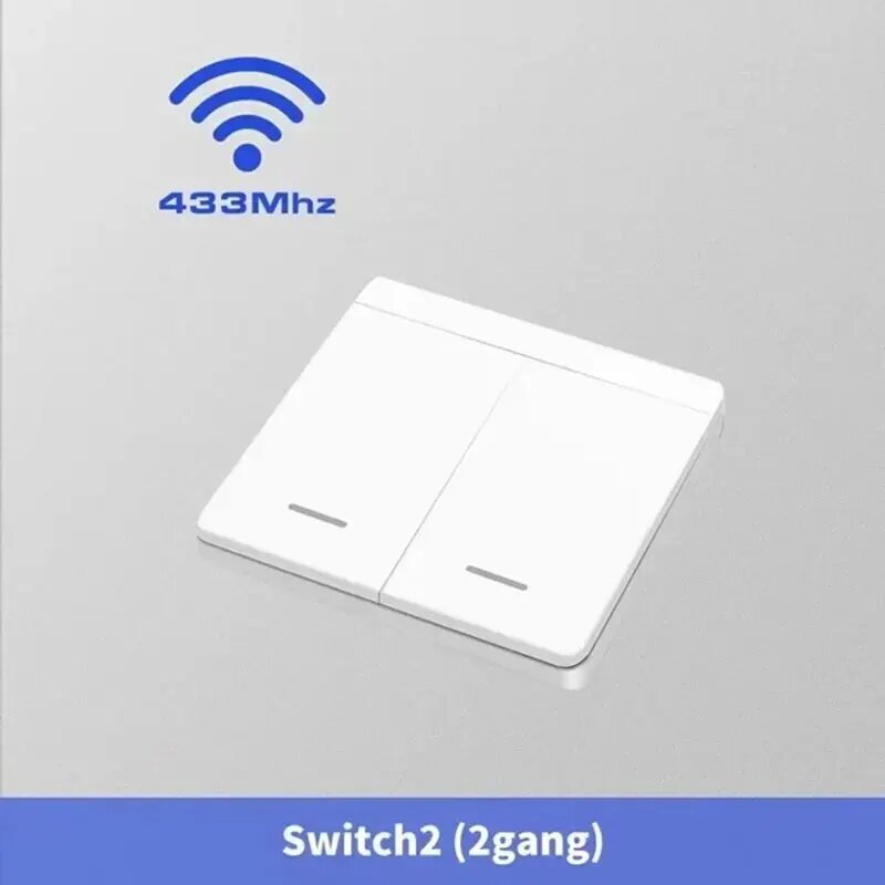 Беспроводной выключатель Switch2 (2 gang) белый