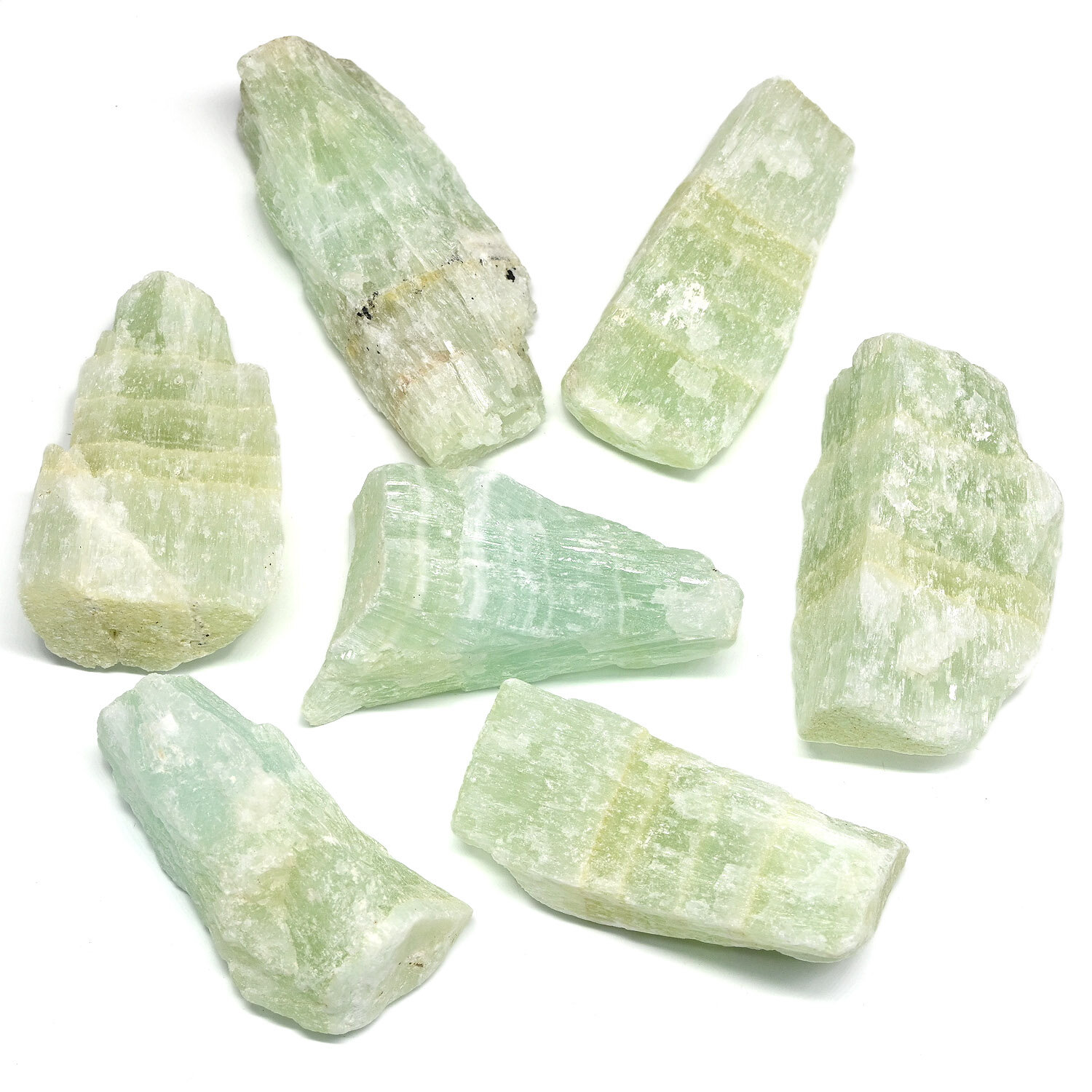 Фисташковый кальцит 57*30*25мм .