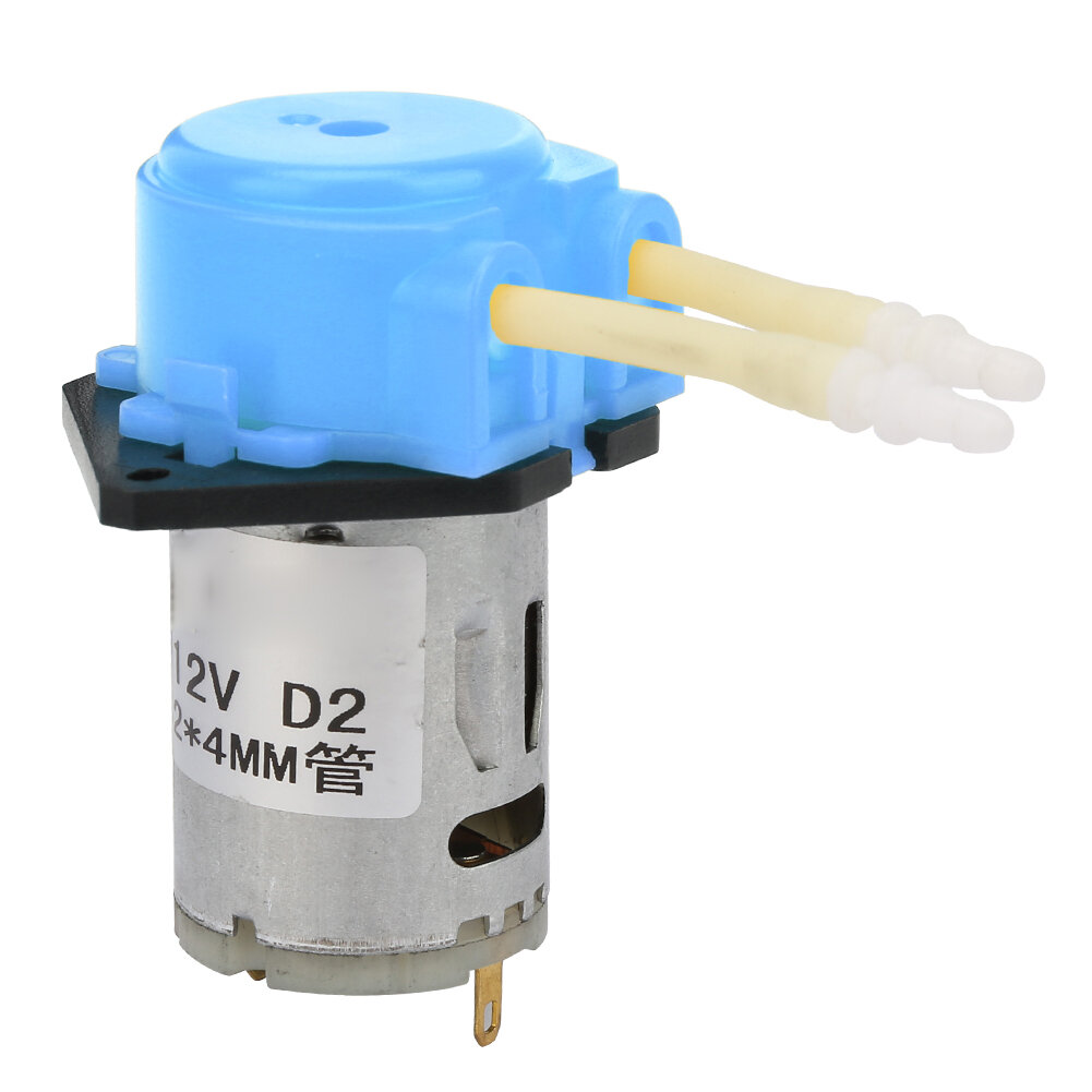 DC12V Blue Micro Water Liquid Peristaltic Pump для аквариумной лабораторной аналитики 2*4 мм