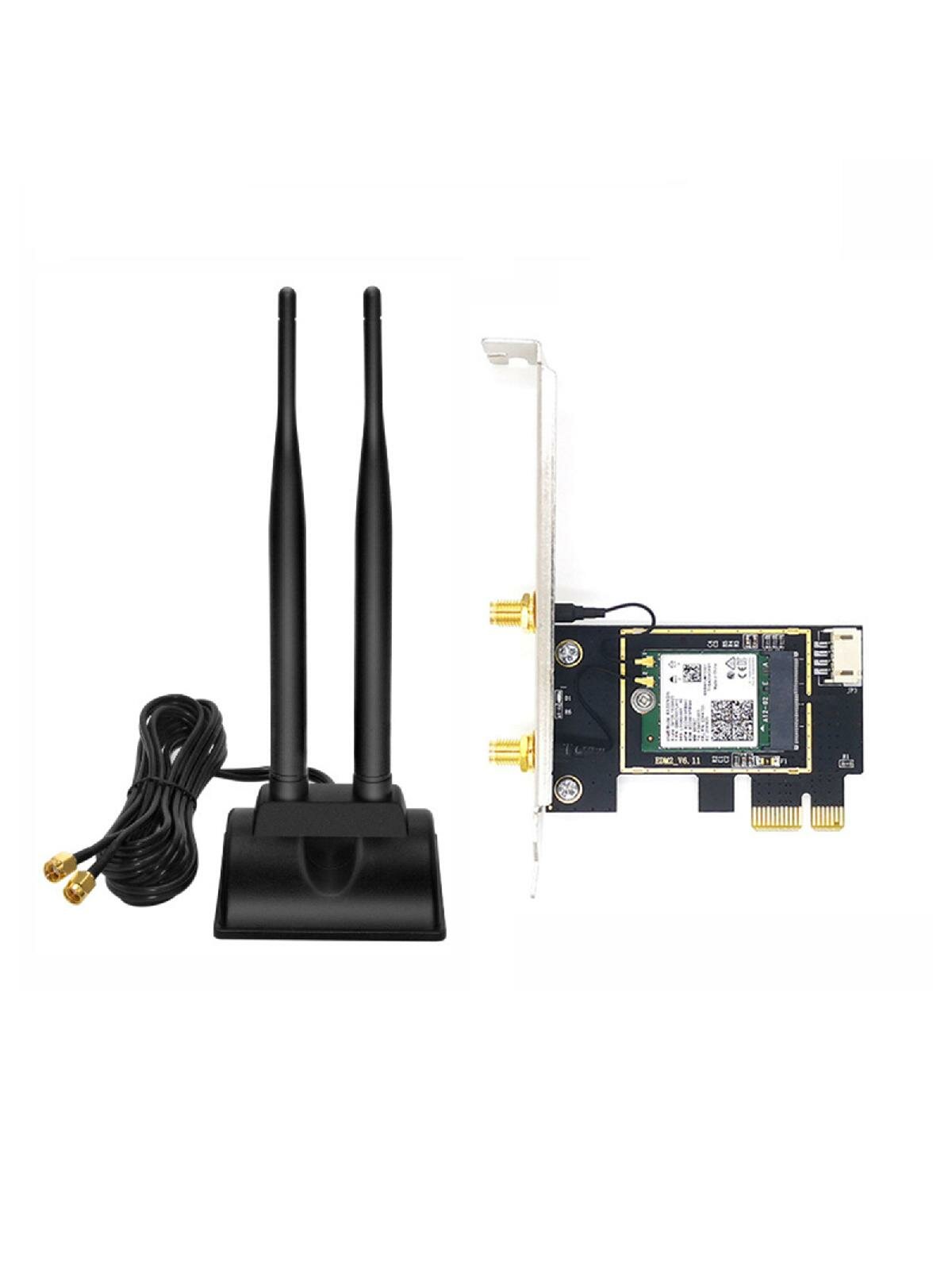 3000Mbps WiFi 6 forIntel AX200 PCIe Wireless Network Adapter Dual-Band 2.4G/5Ghz AX200NGW BT5.1 For Window10 Desktop PC