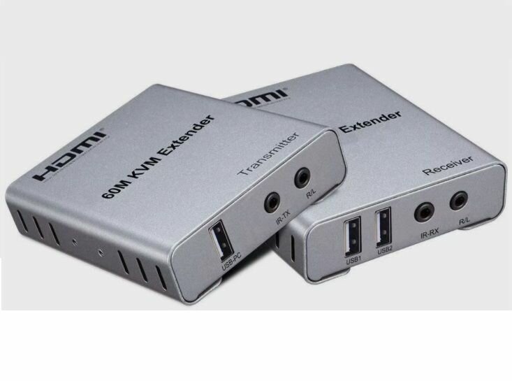 Удлинитель HDMI + USB extender 60 m HDMI KVM