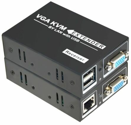 VGA USB KVM удлинитель по витой паре RJ45 до 100 метров