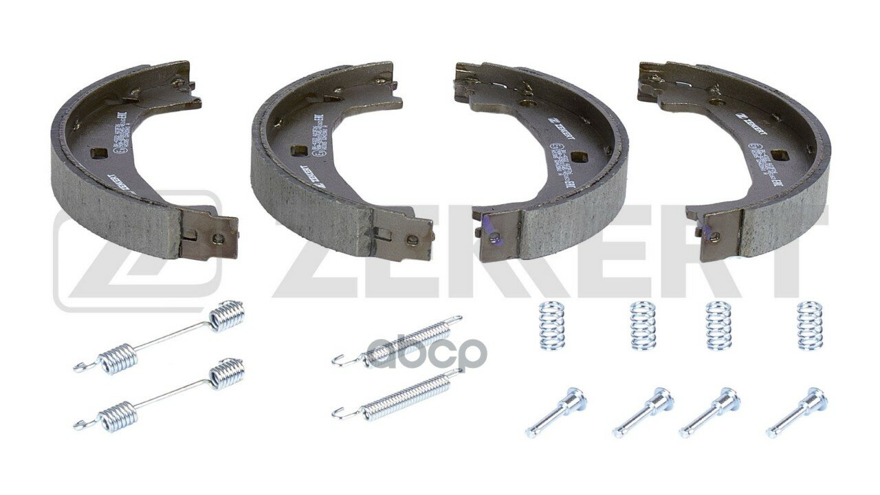 Колодки ручника GS8432 BOSCH 0986487608 BMW E46/E90/E87 с компл пружинок/34416755273 34416761291 34416761290 34411165968 34.