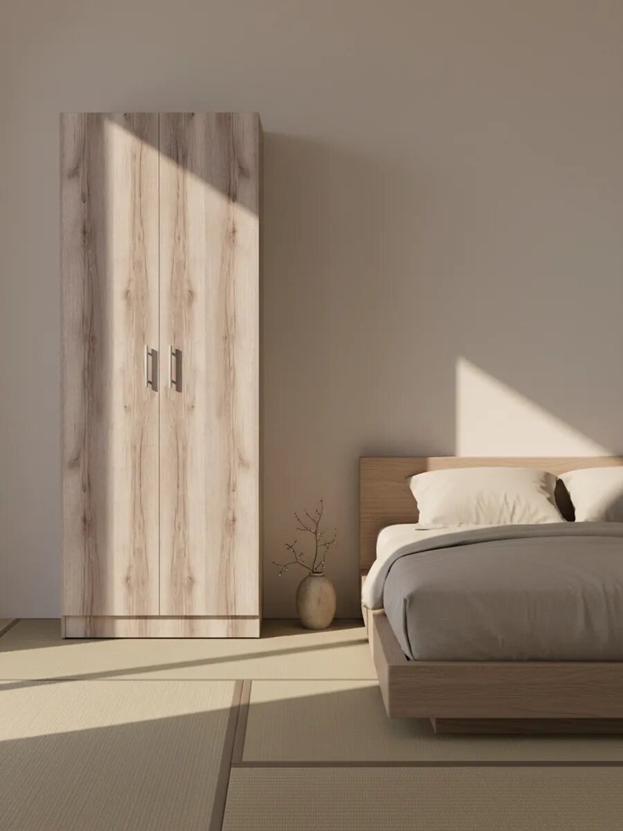 Шкаф FRESTER деревянный распашной для одежды с полками в прихожую, от производителя