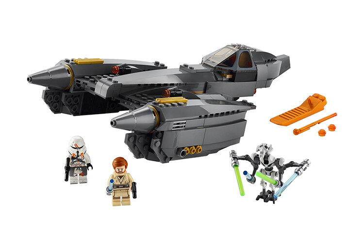 LEGO Star Wars Коллекция Генерал Гривус'H Синцзи Истребитель Jet Конструкторы 301 600 шт. 75286