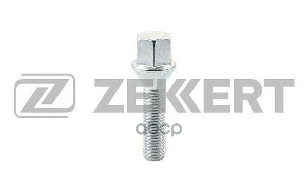 Болт колесный конус M12 x 1 5 длина резьбы 40 ключ 17 Цинк Zekkert арт. be-4024