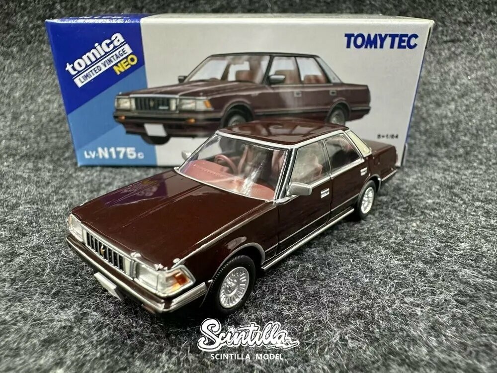 Машинка Tomytec 1/64 Tomica Limited Vintage(TLV)LV-N175c Toyota Crown Alloy Car Model Collection Gift