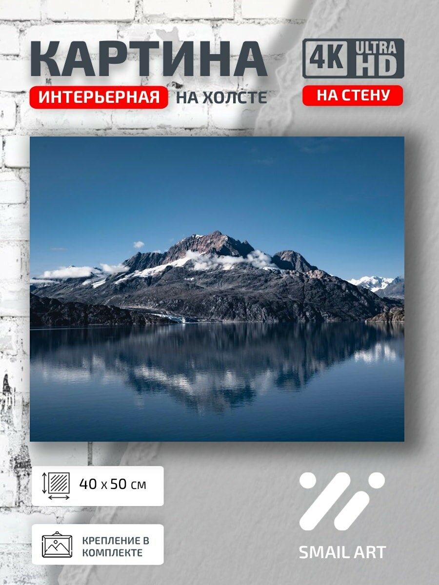 Картина на холсте интерьерная 40 на 50 на стену Коппер Лэмплуг для кафе пейзаж