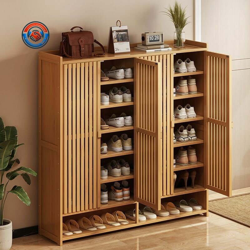 Компактная обувница для прихожей, угловая и раскладная, вместительный ящик для хранения обуви и аксессуаров, легко моется, экономит место