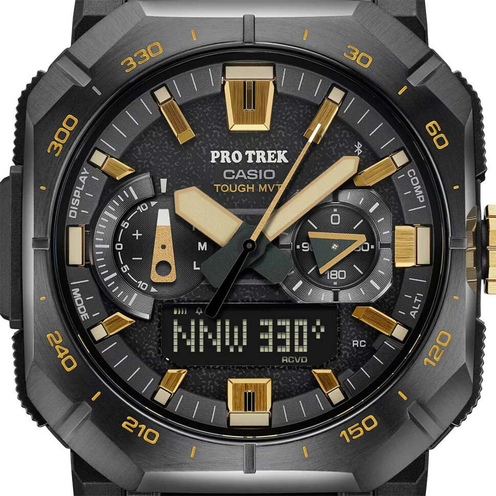 Наручные часы CASIO, черный/коричневый — фото 1