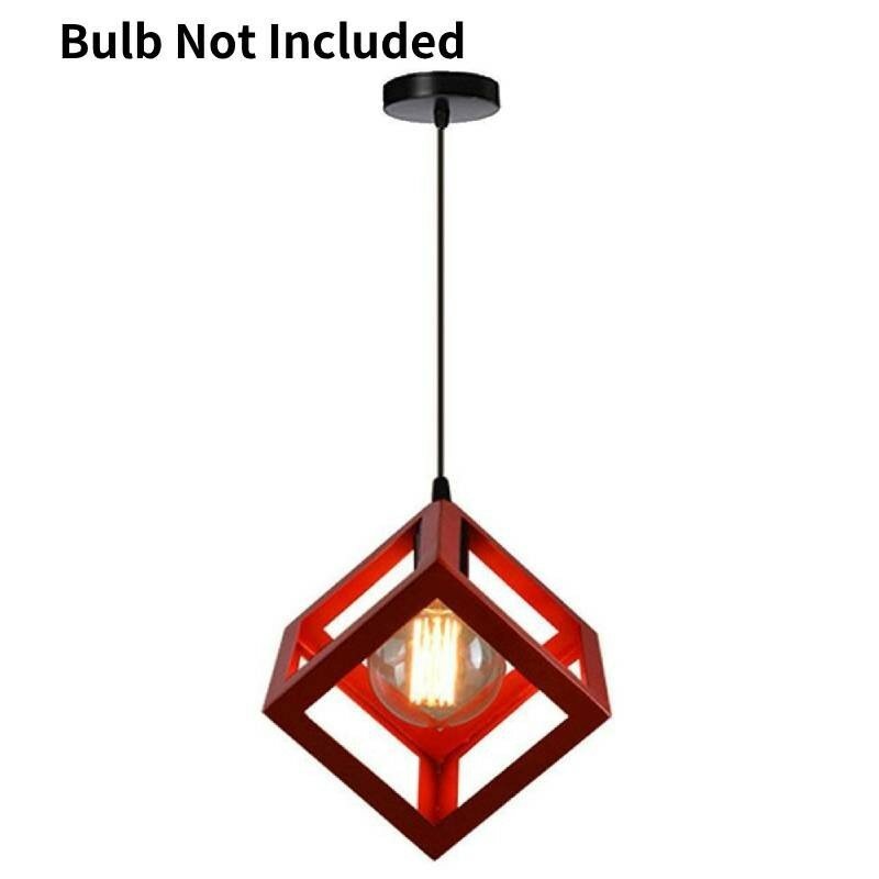 Светильник nordic vintage industrial led chandelier для современного дома и ресторана, красный