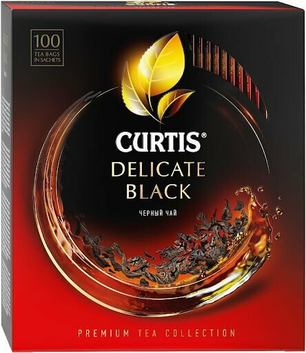 Чай черный CURTIS Delicate Black, 100пак x 3 упаковки