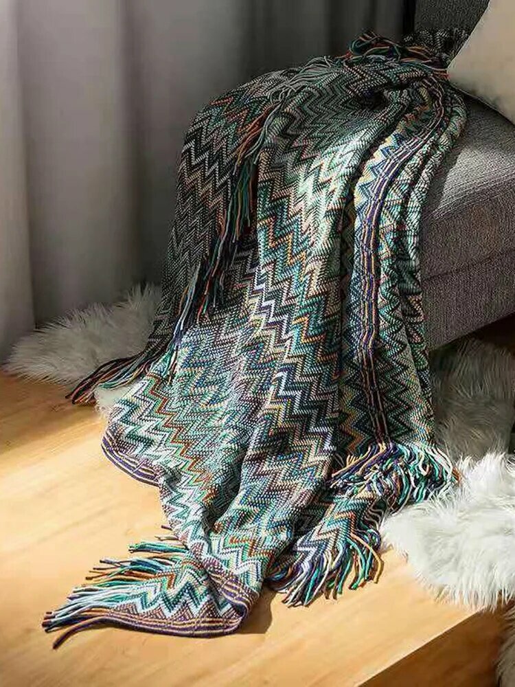 Плед пэчворк , Полиэстер FR, 175 см х 127 см