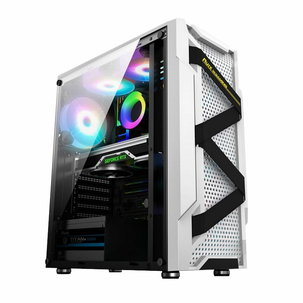 Корпус ALSEYE Warrior-W Mini-ITX/Micro ATX/ATX AS.07.0004 без БП, белый