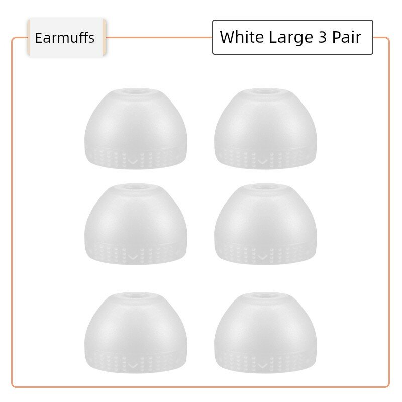 Силиконовые чехлы для наушников Sony MDR-XB55AP XB75AP XB70BT, аксессуары SONY Новый стиль — прозрачный белый: большой