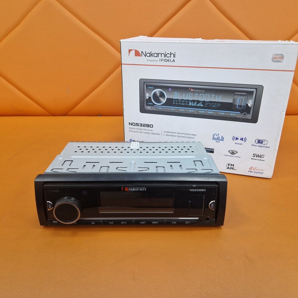 Процессорная Автомагнитола Nakamichi NQ532BD,4 х 50 Вт, б/у уценка