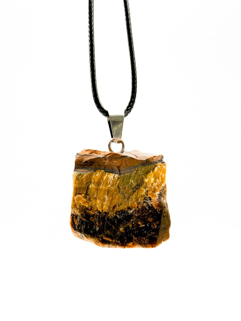 Украшение-подвеска, амулет-кулон "Тигровый глаз" натуральный камень