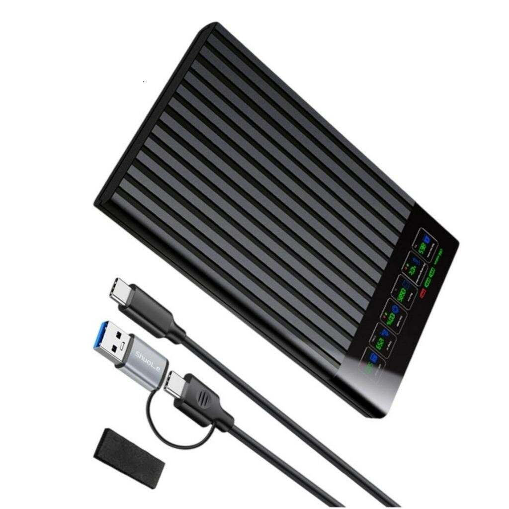 Внешний корпус для HDD/SSD 2.5" с UASP и экраном состояния