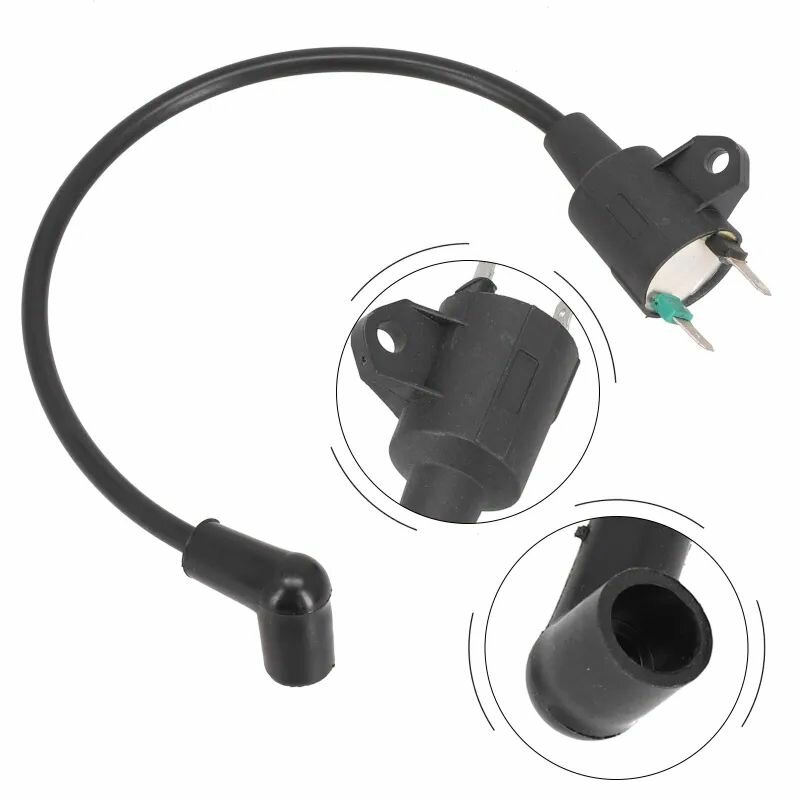 Катушка зажигания для генератора 145F/650 (ET950), 1 шт, запасная высоковольтная катушка для 2-тактных генераторов, черная
