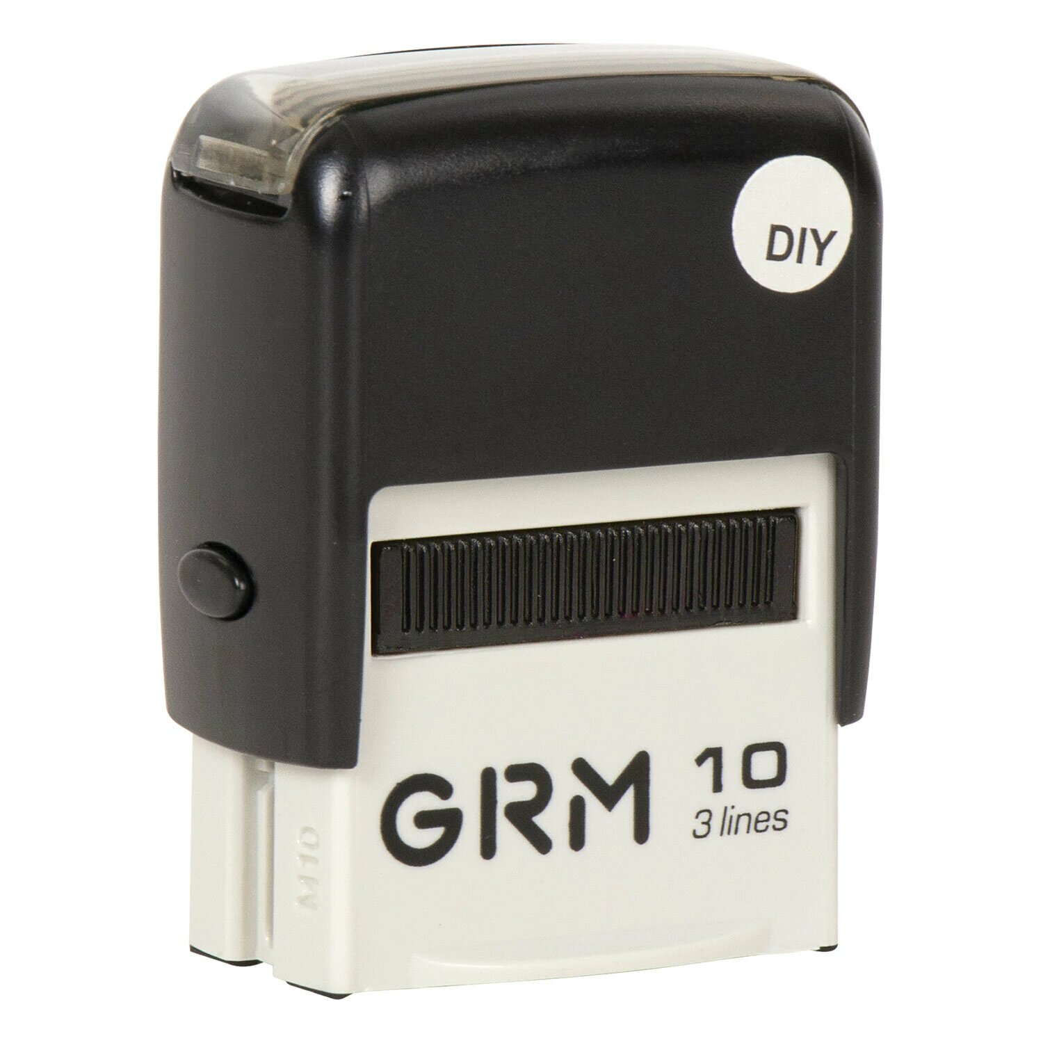 Штамп самонаборный (мини) 3-строчный, оттиск 2612 мм, синий, GRM 10 DIY, касса В комплекте, 116000000
