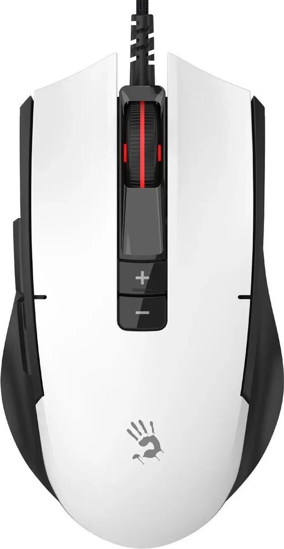 Игровая мышь A4Tech Bloody ES8 (белый), проводная USB Type-A, сенсор оптический 6000 dpi, 7 кнопок