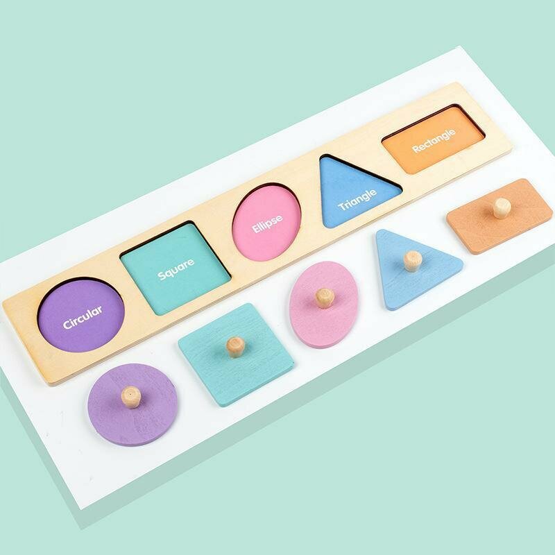 Детская деревянная коробка с круглым шаром Монета коробка для мишени коробка для монет для детей 0-3 лет раннее