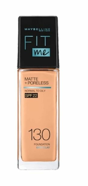 Тональный крем Maybelline Fit Me Luminous+Smooth Foundation SPF18, тон 130 Buff Beige