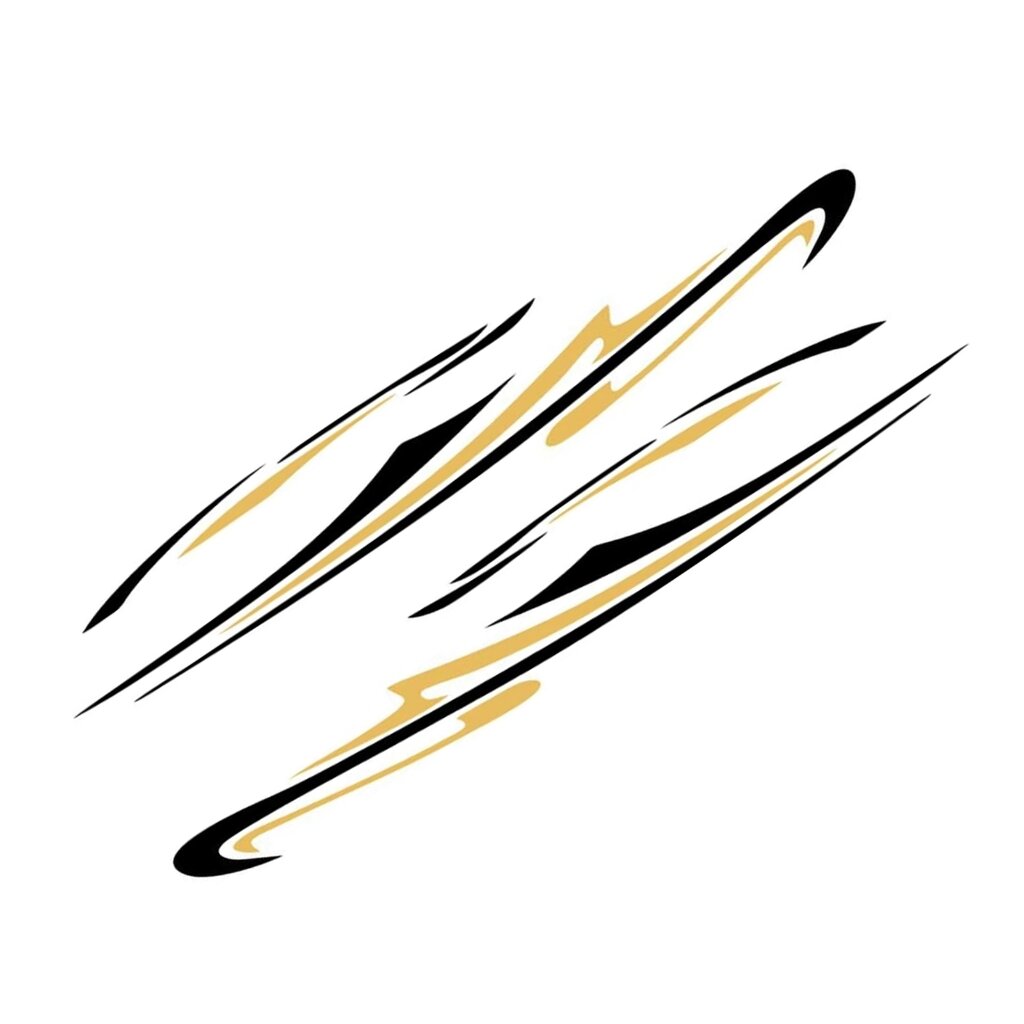 Наклейки для автомобиля RV, наклейки для кузова внедорожника, цветные полосы для кузова, водонепроницаемые автомобильные наклейки, гирлянда-черный и желтый