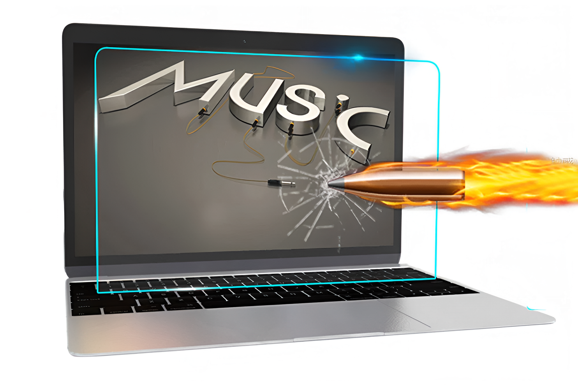 Защитное закалённое противоударное стекло для ноутбука Xiaomi Mi Notebook Pro/ JYU4036CN из качественного материала