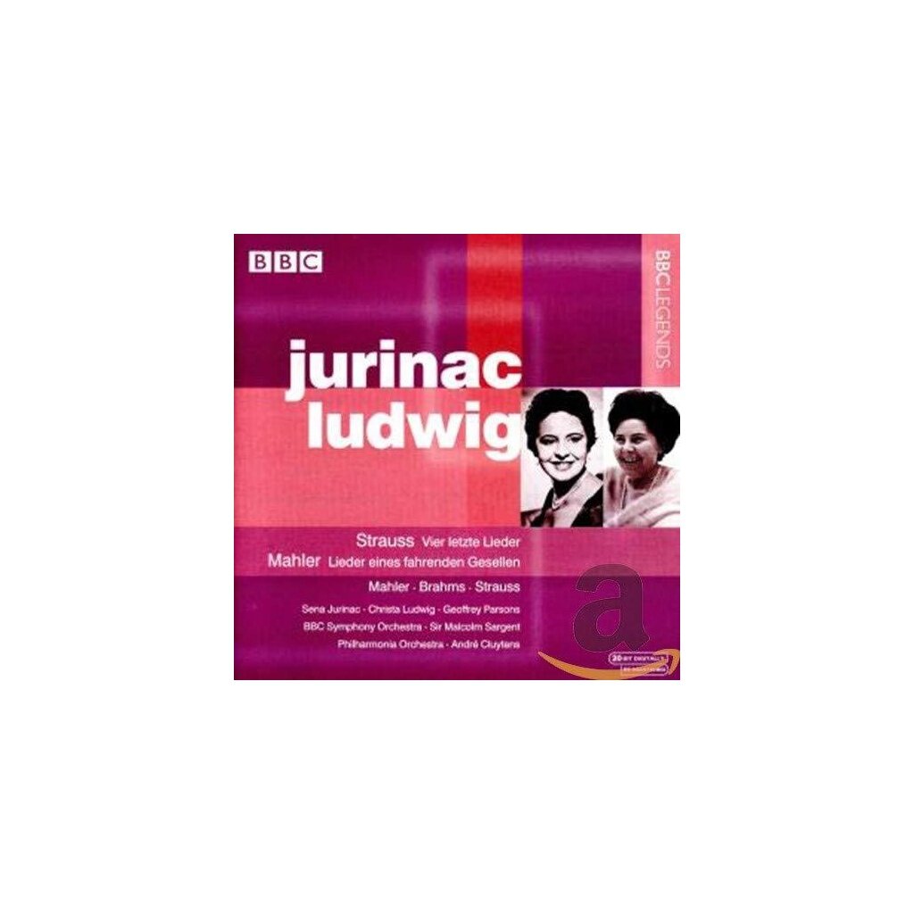 Диск Jurinac, Sena - STRAUSS, R. / MAHLER, G. / BRAHMS, J. (1957-1968) (1 CD)