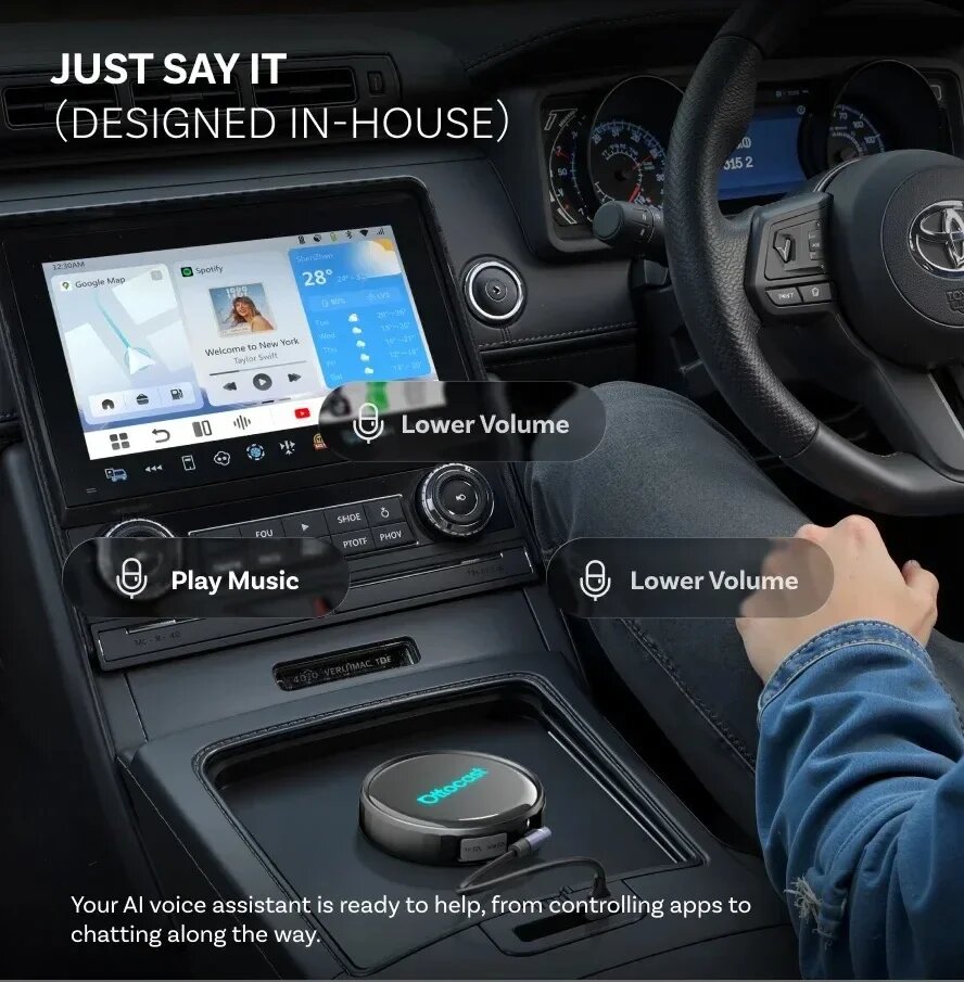 Ottocast P3 Pro AI Box Wireless CarPlay Android Auto — фото 1
