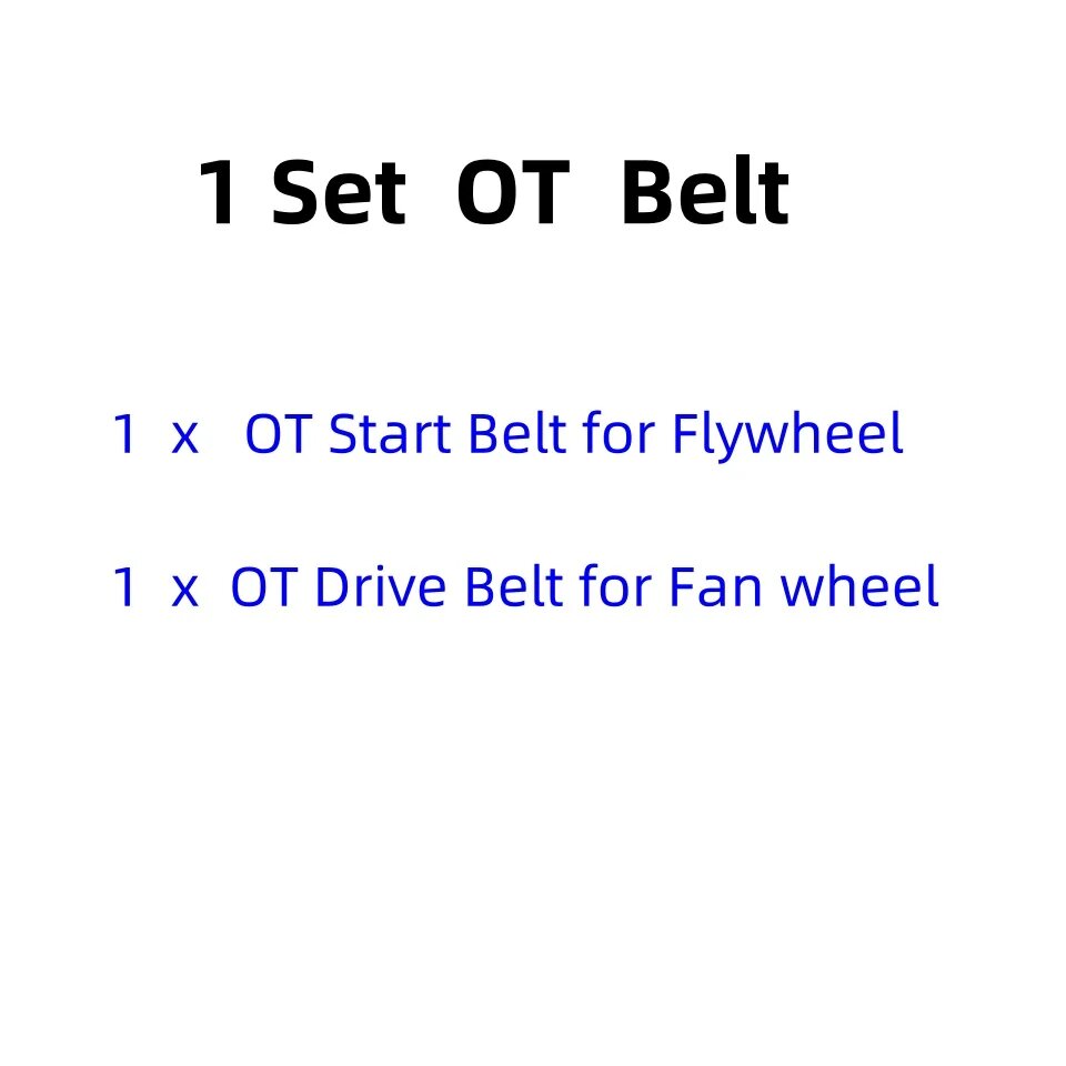 Стартовый ремень для двухцилиндрового привода двигателя TOYAN FS-L200AC — версия OTTO MOTOR 1 Set OT Belt