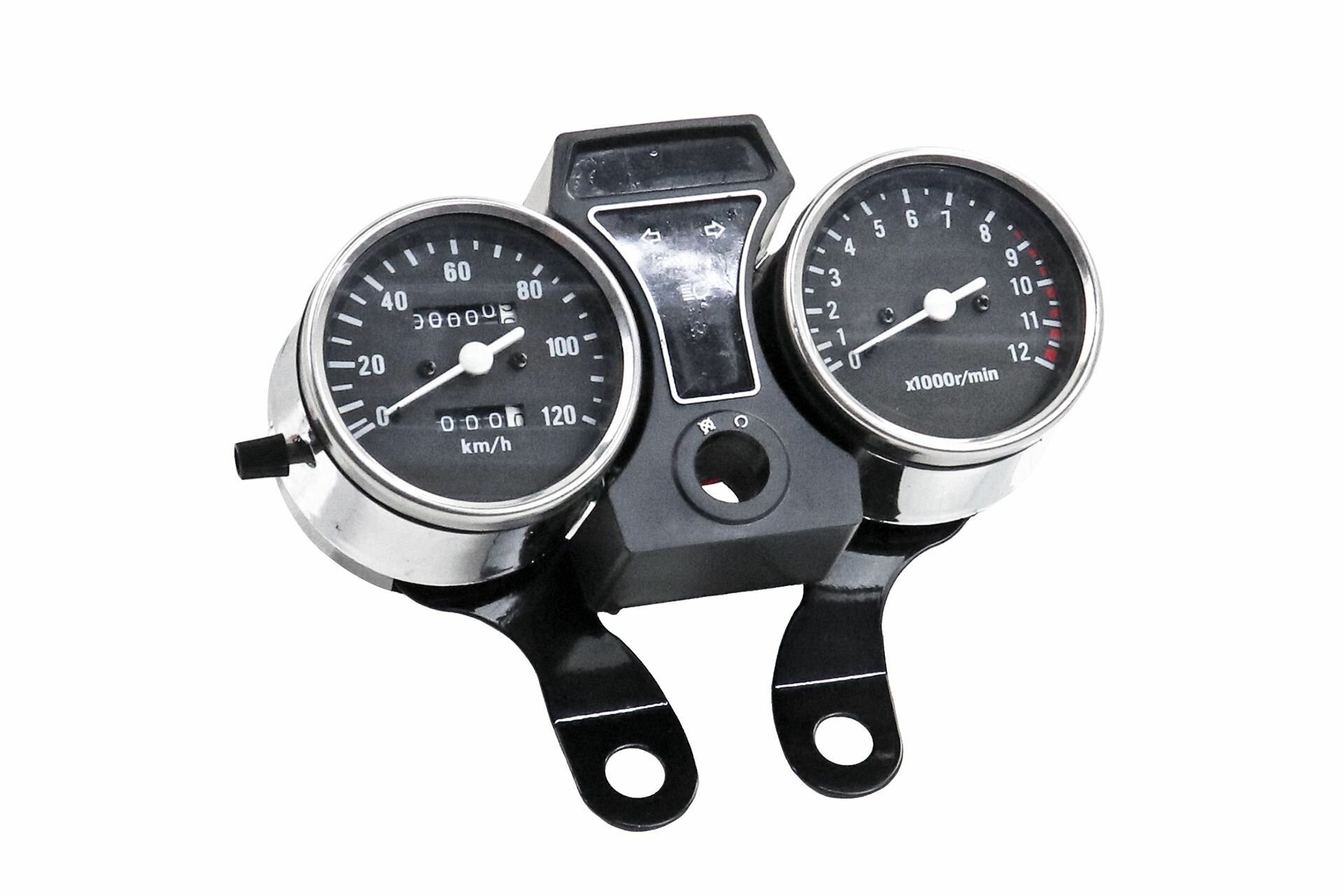 Щиток приборов Альфа в сборе круглый с тахометром электронным