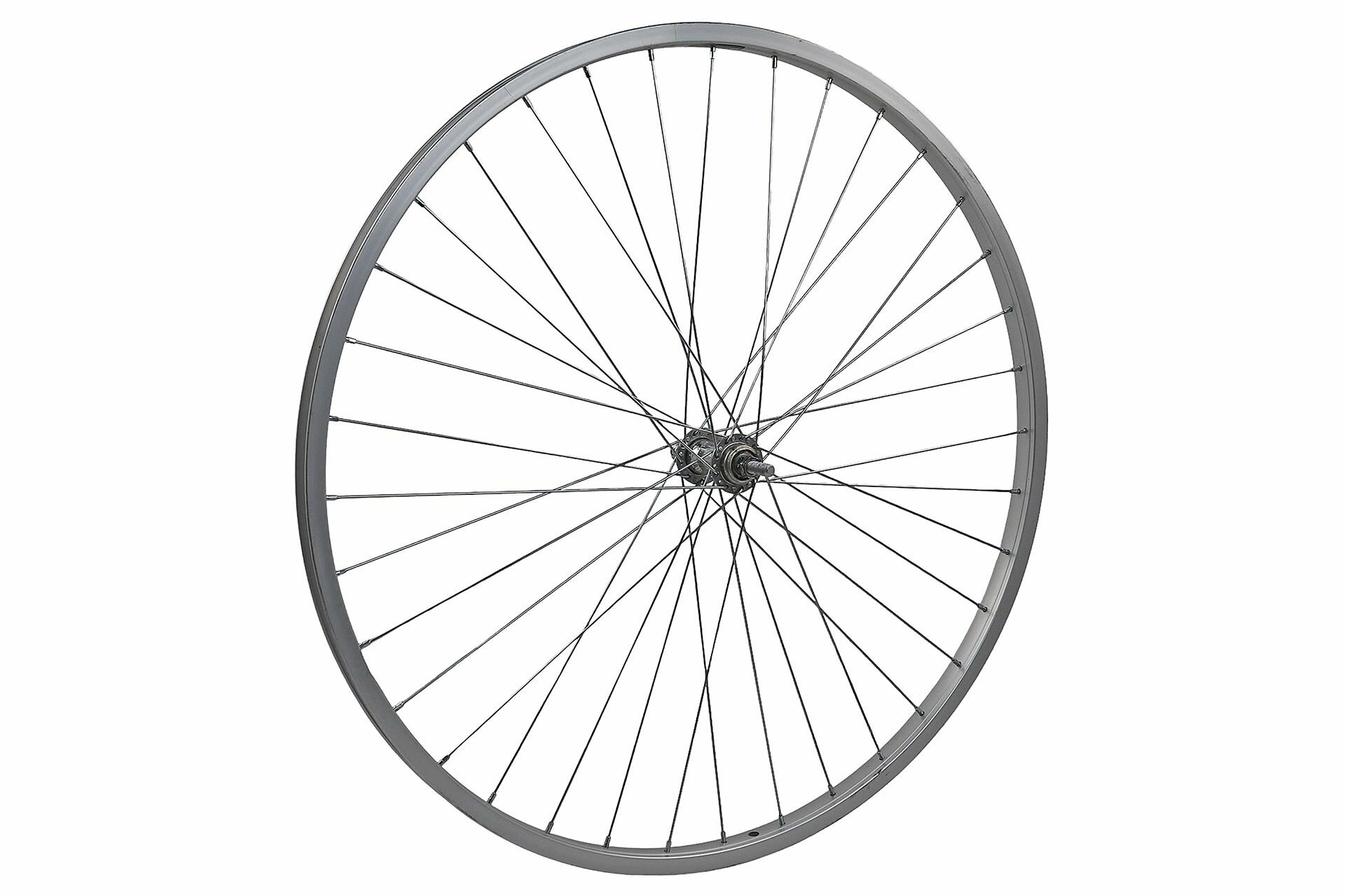 Обод 28" передний (алюм) в сборе с втулк.