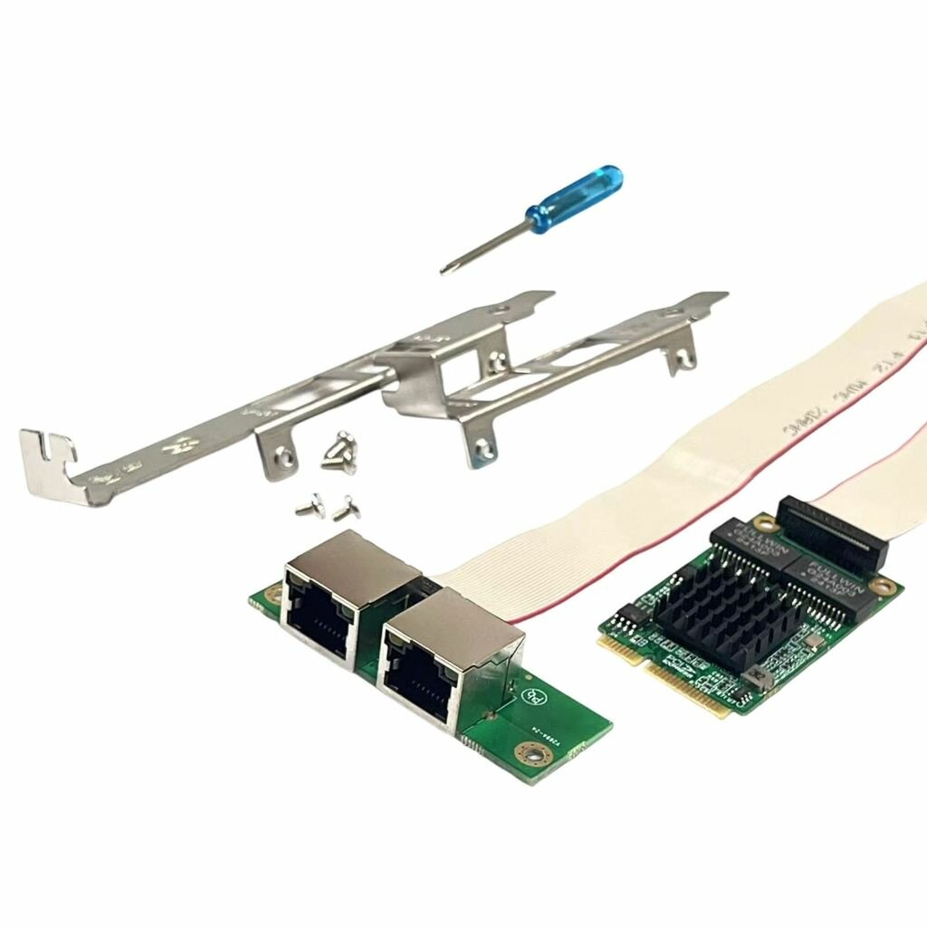 Сетевой адаптер MINI PCI E для двухпортовой гигабитной сетевой карты I350-с перегородкой