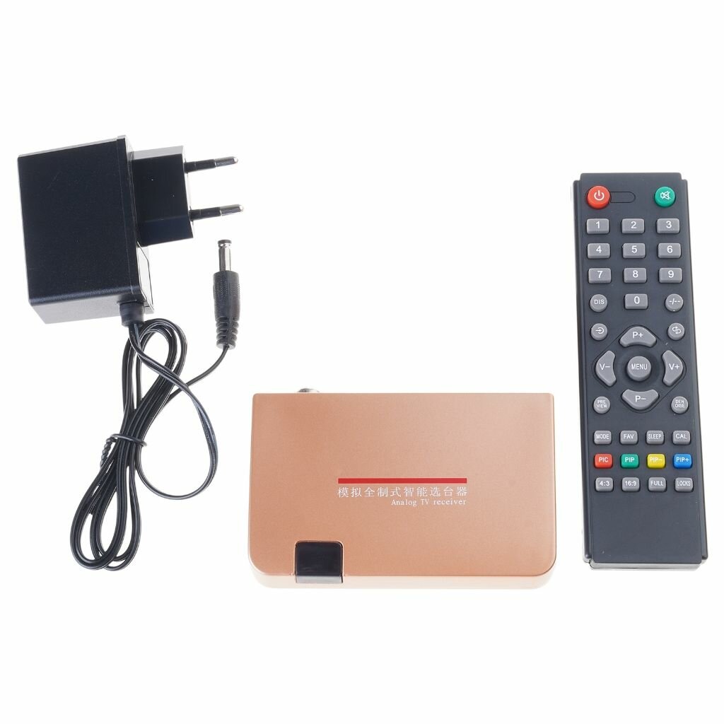 Аналоговый ТВ-приемник RF to HDMI с пультом управления для домашнего развлечения