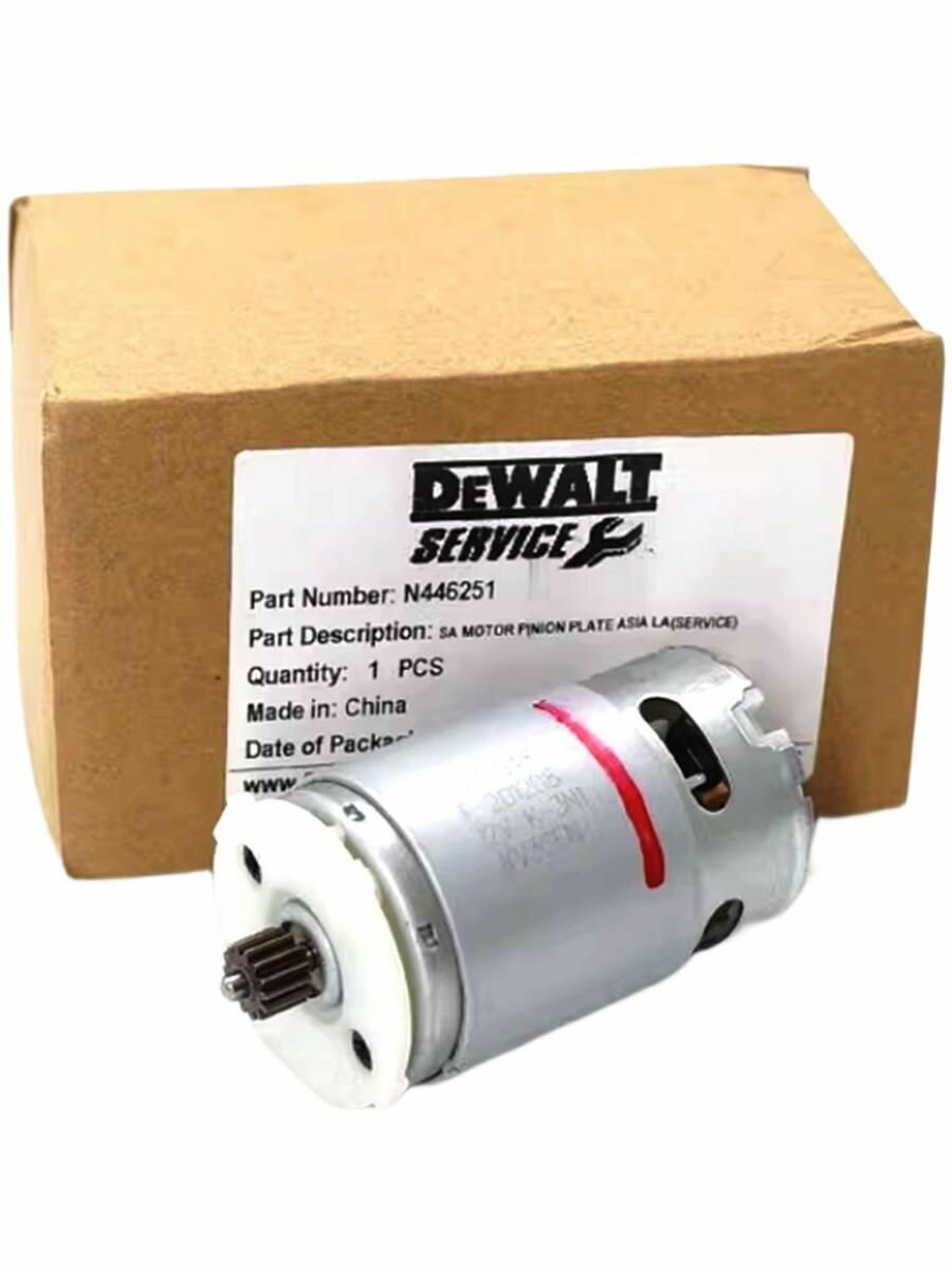 Двигатель (мотор) 10.8V для шуруповерта Dewalt DCD700 (TYPE 4, 5), DCD710 (TYPE 1; до 2012.20) N075847 N446251