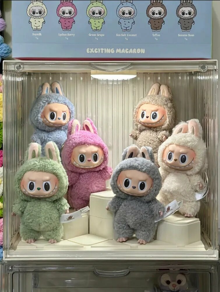 Labubu Toys Blind Box 7 цветов со случайной доставкой Лабубу.