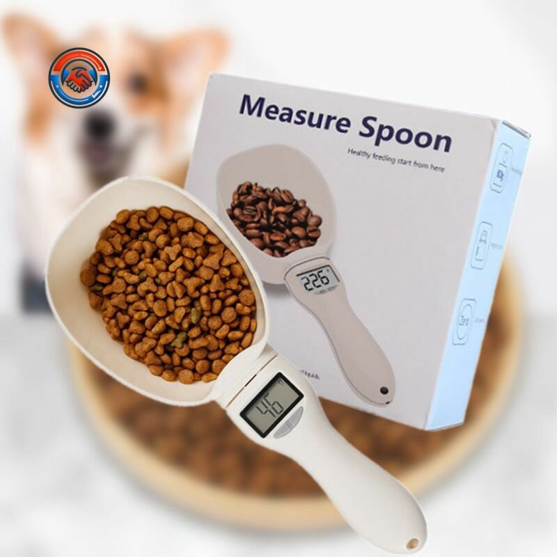 Совок для корма, мерный стаканчик для сухого и влажного корма собак и кошек, удобная ложка для аквариумных рыбок и птиц, компактный дозатор для ежедневного кормления питомцев