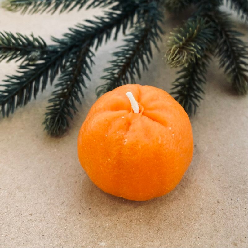 Свеча Anabel "Мандарин", из пчелиного воска, с ароматом мандарина