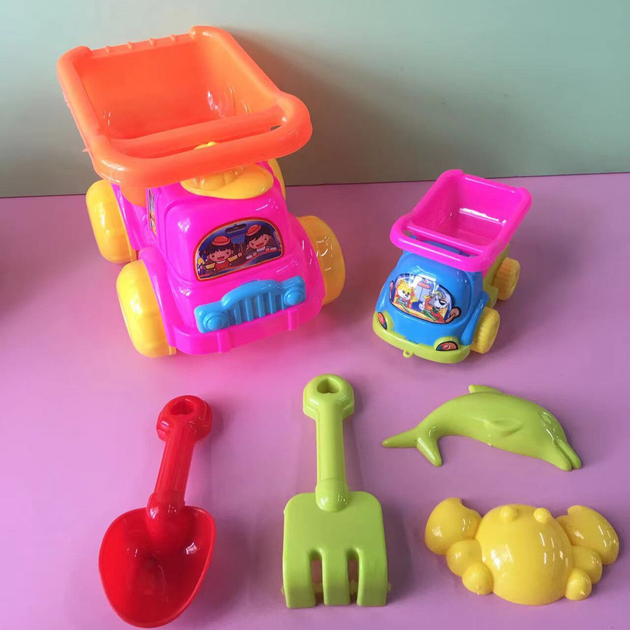 Набор детских игрушек для пляжа из 6 предметов для ролевых игр, развивающий, для мальчиков и девочек, летние