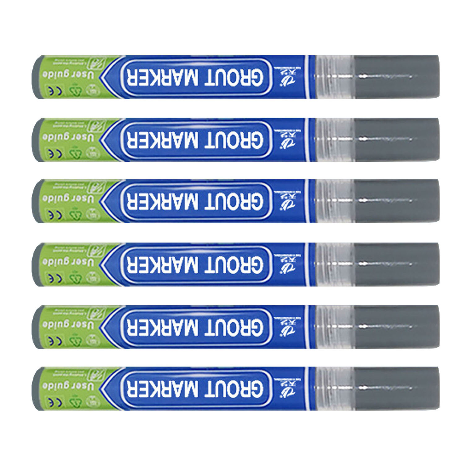 Набор из 6 ручек для ремонта клея между плитками (3 штуки бежевого цвета) - водонепроницаемая маркерная ручка для восстановления клея между линиями плиток стен и пола, узкая 2-5 мм с дополнительной наконечникой, тип маркерная ручка, ширина письма 3.0 мм,