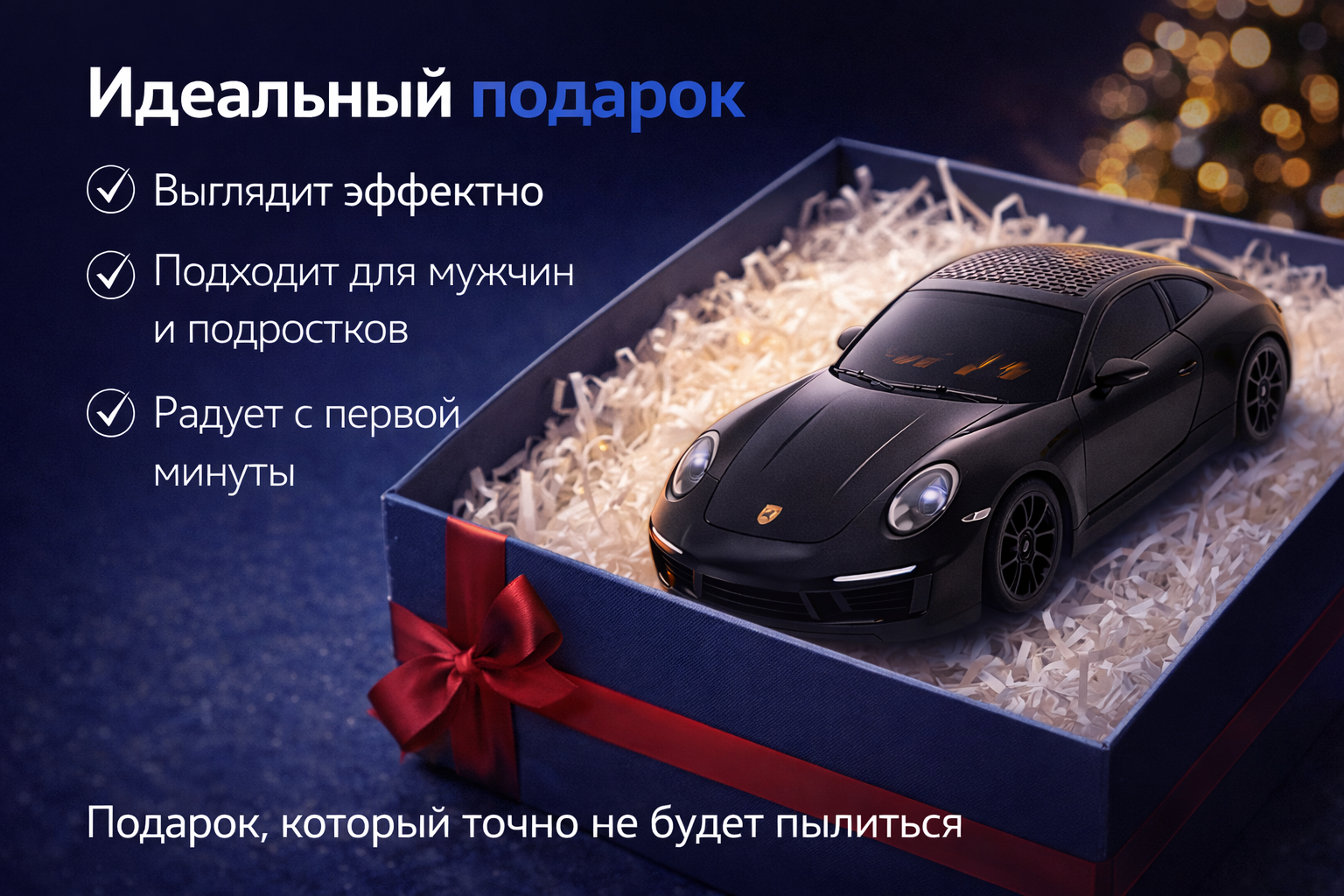 Портативная колонка Enjoy "Porsche", автомобильная форма, Bluetooth 5.3