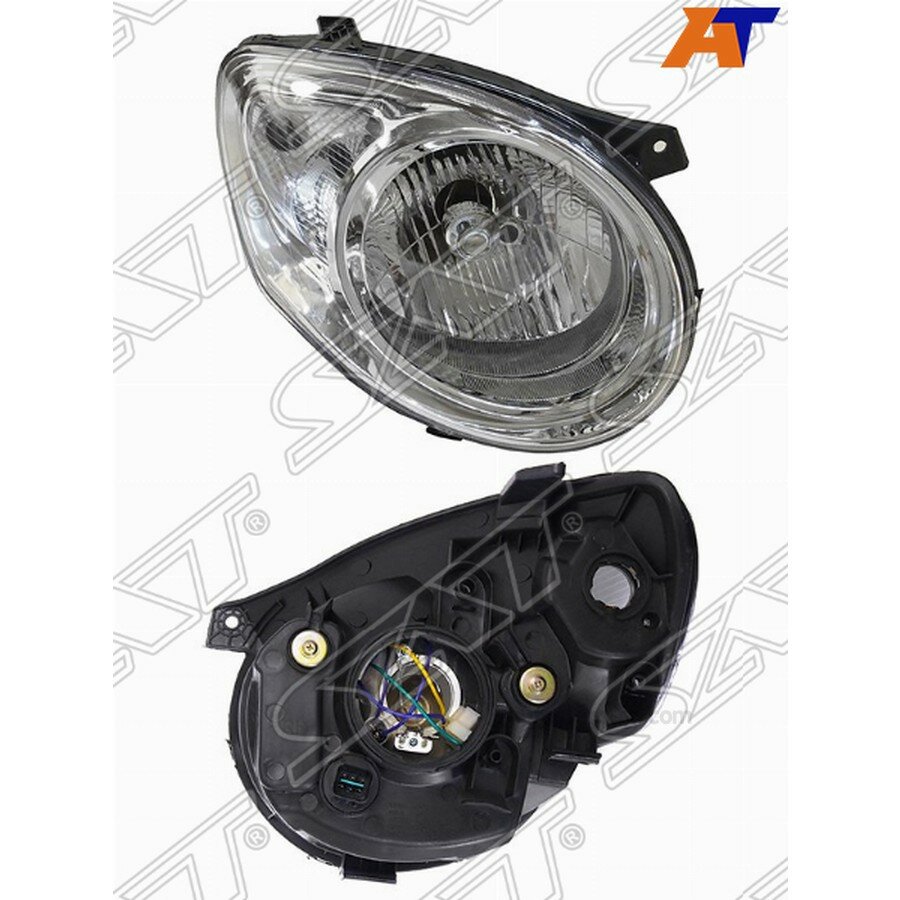 SAT ST2231128R Фара Kia Picanto 07-10 (Справа/ Галоген/ Ручная регулировка)