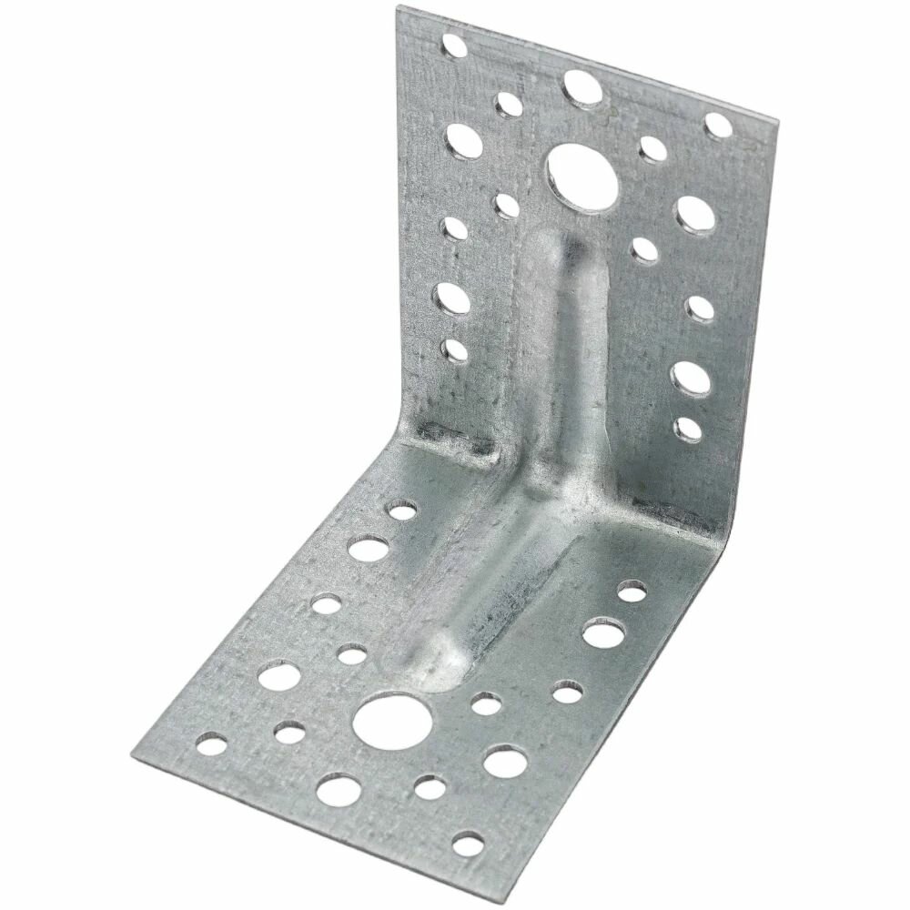 Крепежный усиленный уголок РемоКолор KUU 2 мм, 90x90x65 мм 710-0195