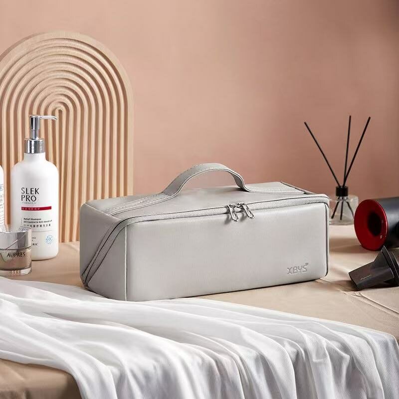 Чехол для фена и утюжка – совместим с Dyson, Laifen (дорожный, защитный, для выпрямителей и щипцов)серый