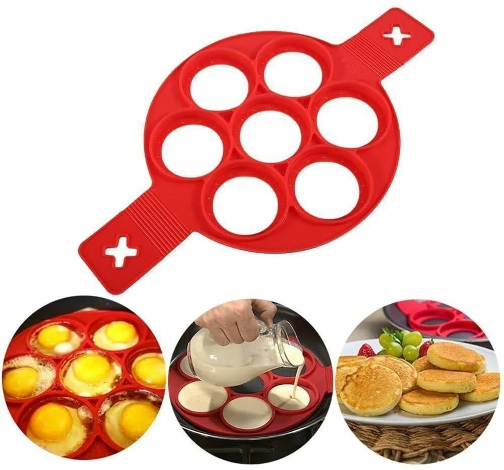 Форма для запекания, Круглая, 7 яч, 22 см x 39 см, 1 шт