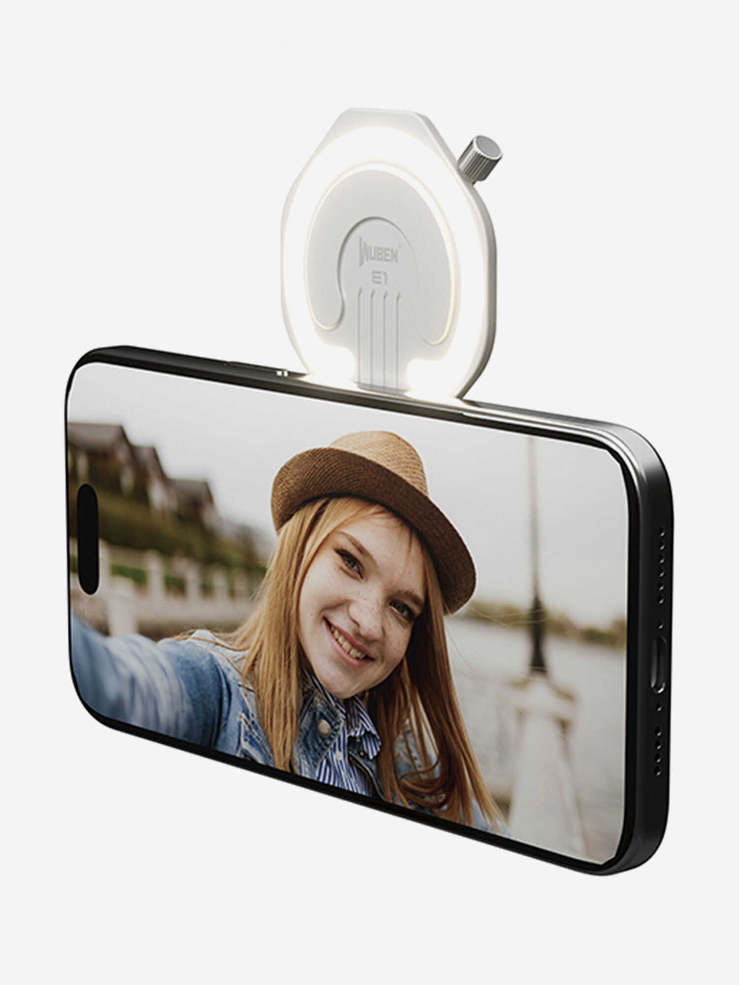 Фонарь для смартфона Wuben E1 White