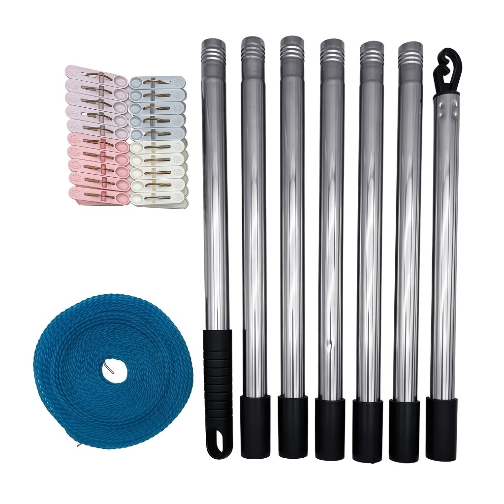 Кронштейн для бельевой веревки-семь шестов