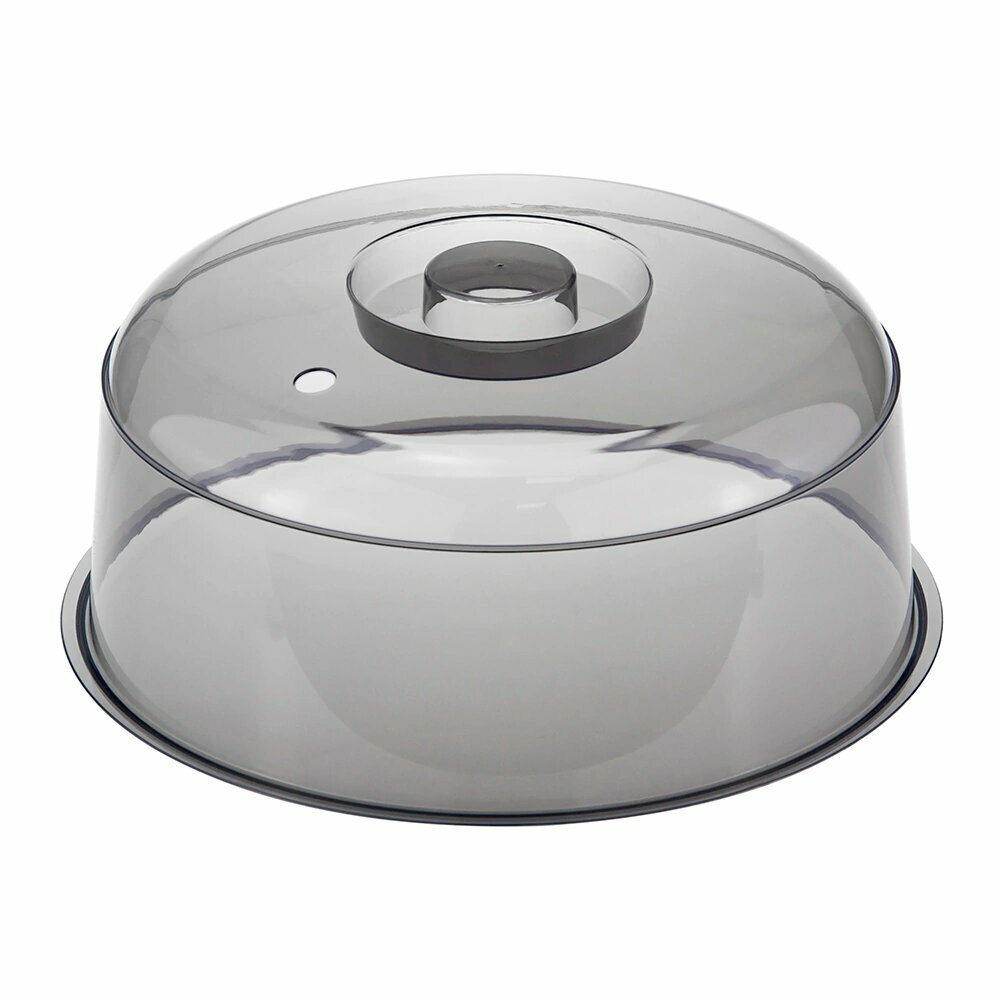 Крышка для СВЧ IDEA, d 24,5 см, пищевой полипропилен, черный прозрачный